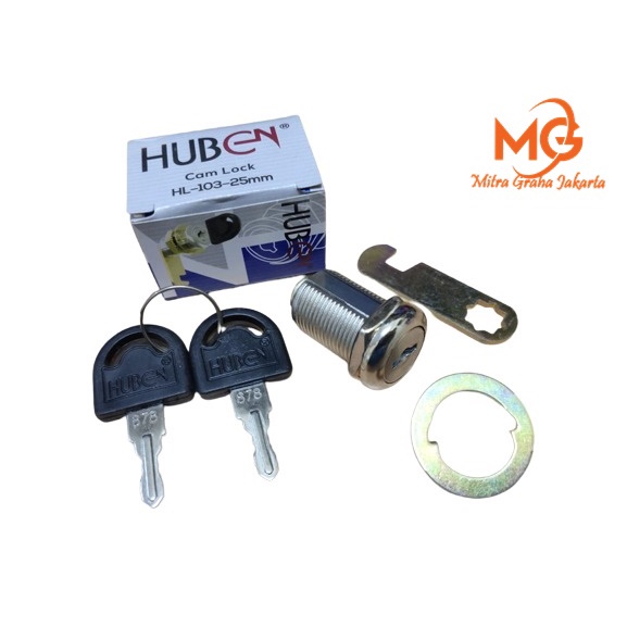Jual Kunci Laci Lemari Loker Cam lock Huben HL 103 25mm Drawer Lock Camlock MGJ | Shopee Indonesia