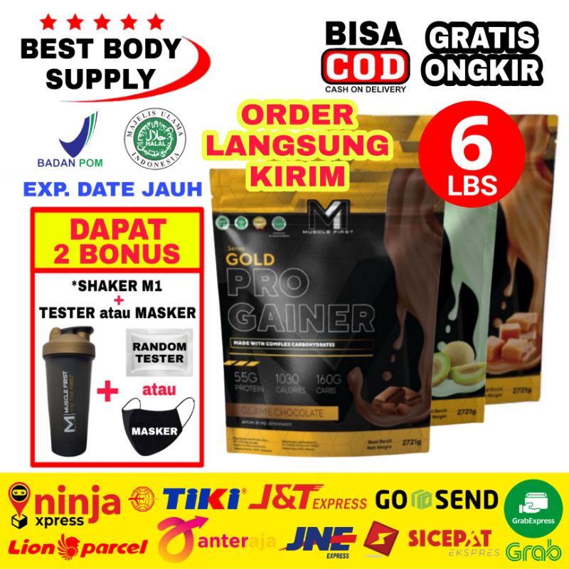 Jual M1 Gainer 6 Lbs Muscle First M1 Gold Pro Gainer 6 Lbs MuscleFirst ...