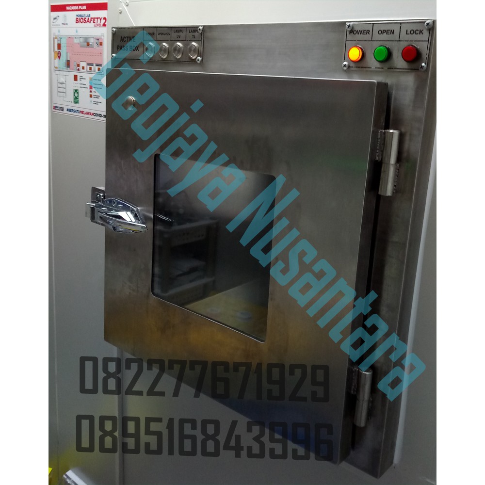 Jual Stainless Steel Pass Box Laboratorium Medis Interlock + UV dan TL ...
