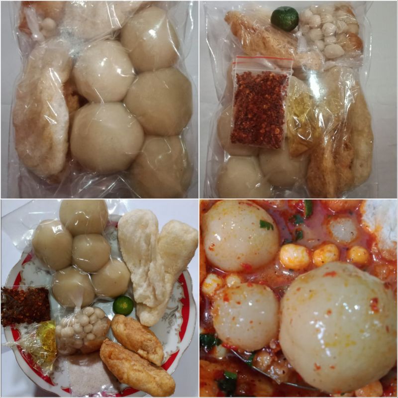 Jual baso aci isi ayam suwir mercon jumbo xtra pedas baso jumbo 1 baso ...