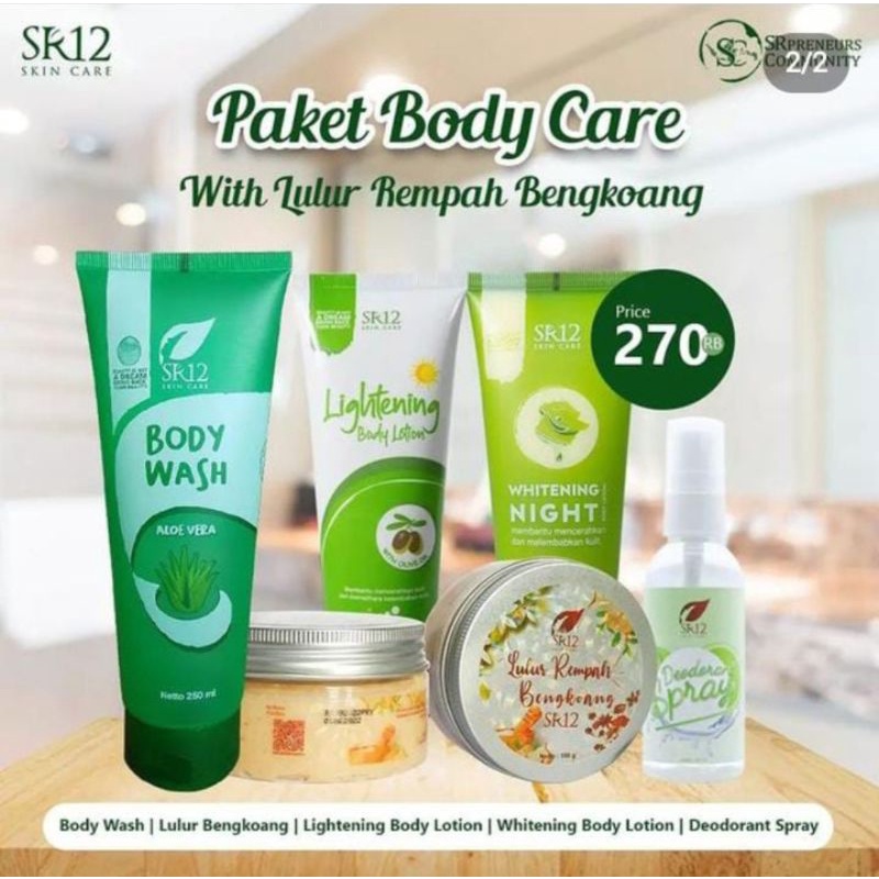 Jual Produk SR12 paket body care | Shopee Indonesia