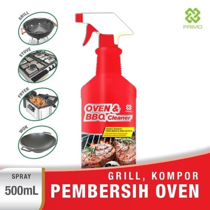 Jual PRIMO OVEN & BBQ CLEANER - BOTOL SPRAY 500 ML | Shopee Indonesia