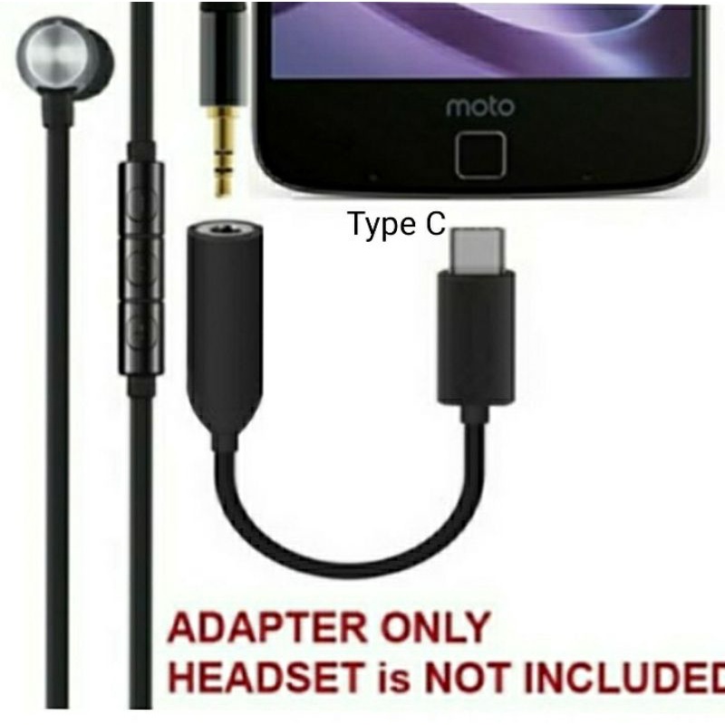 Jual Converter Audio Type C Sambungan Headset Adapter Type C Jack 3.5mm ...