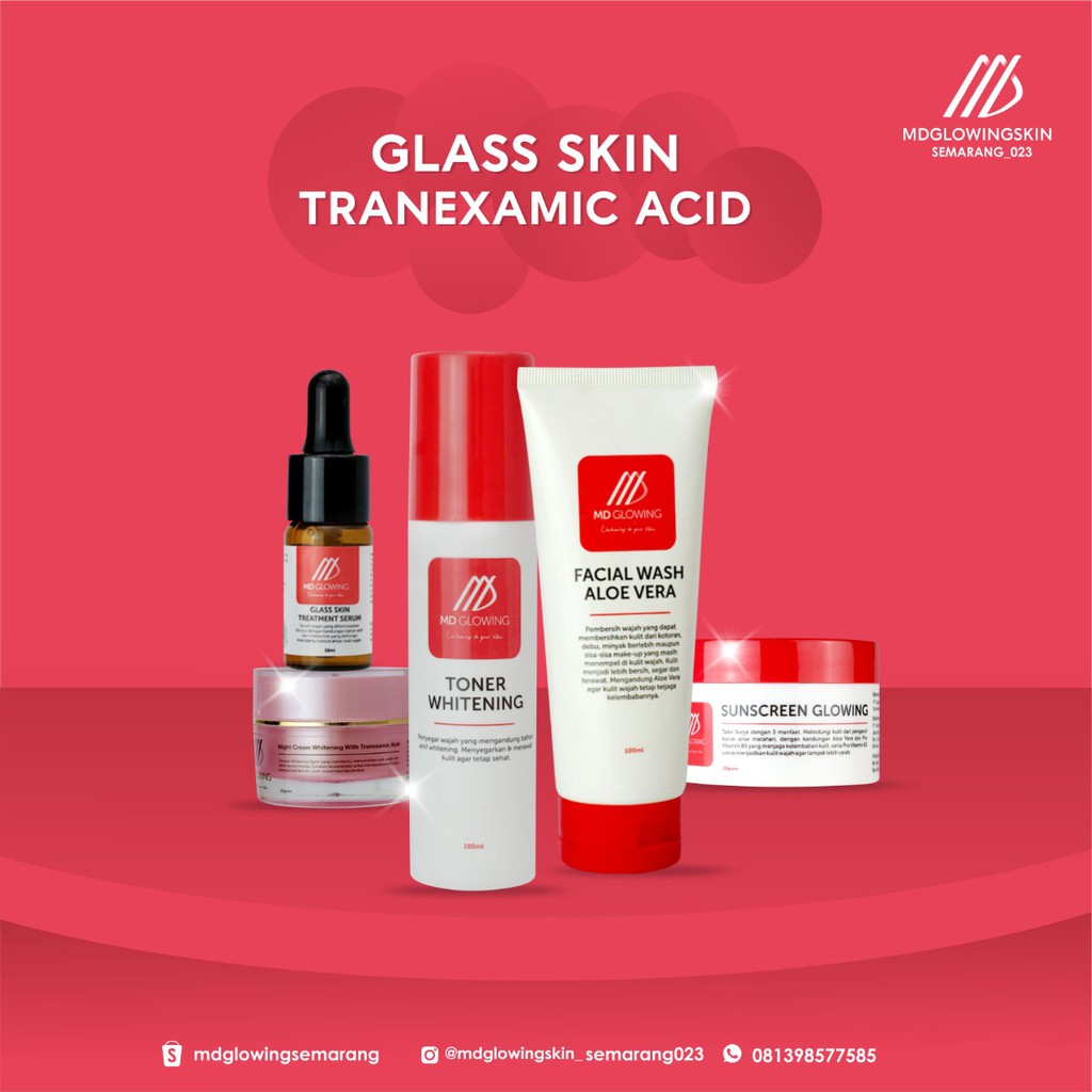 Jual PAKET GLASS SKIN TRANEXAMIC | Shopee Indonesia