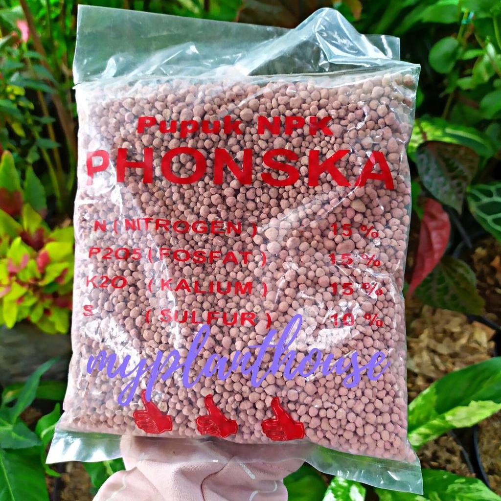 Jual PUPUK NPK PHONSKA 15 15 15 PETROKIMIA GRESIK KEMASAN 500 GRAM ...