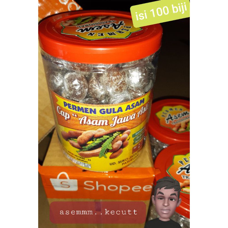 Jual Permen 100 Asem tradisional Toples | Shopee Indonesia