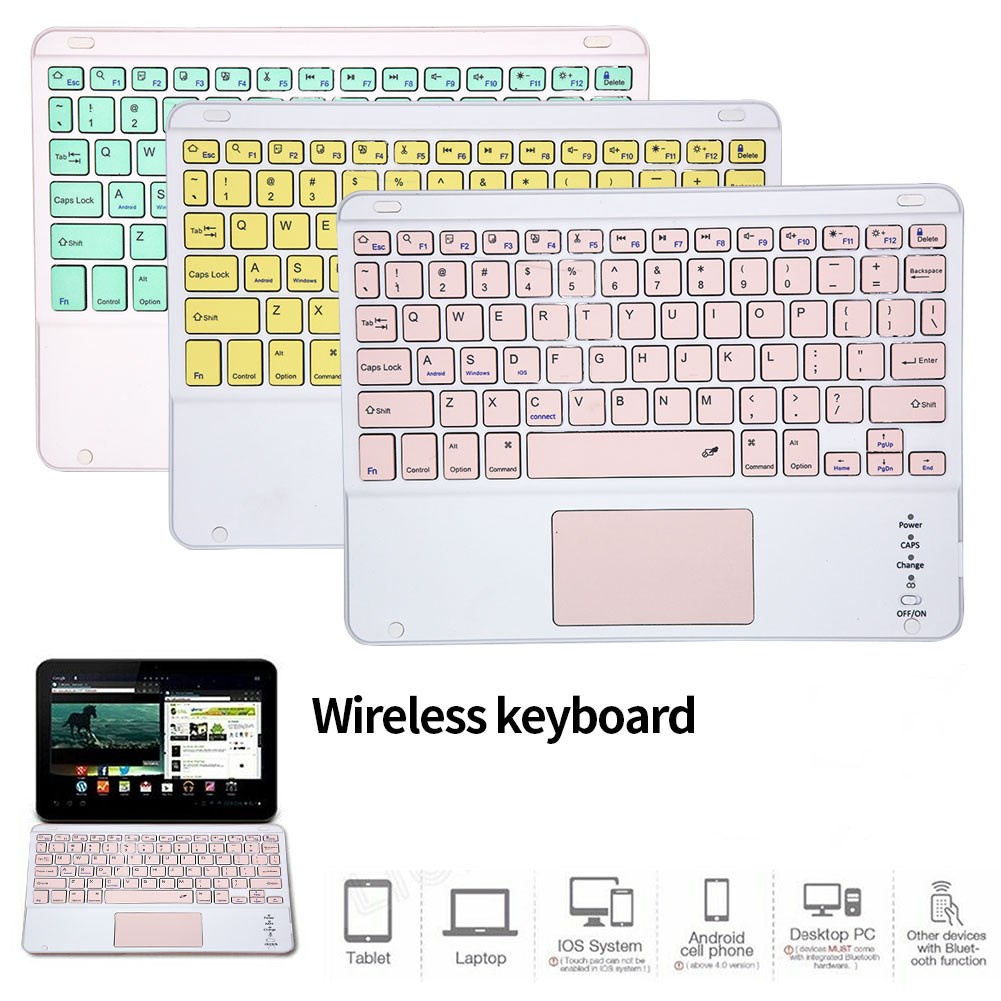 Jual KS-628 - Slim Universal Bluetooth Keyboard With Touchpad - 10.1 ...
