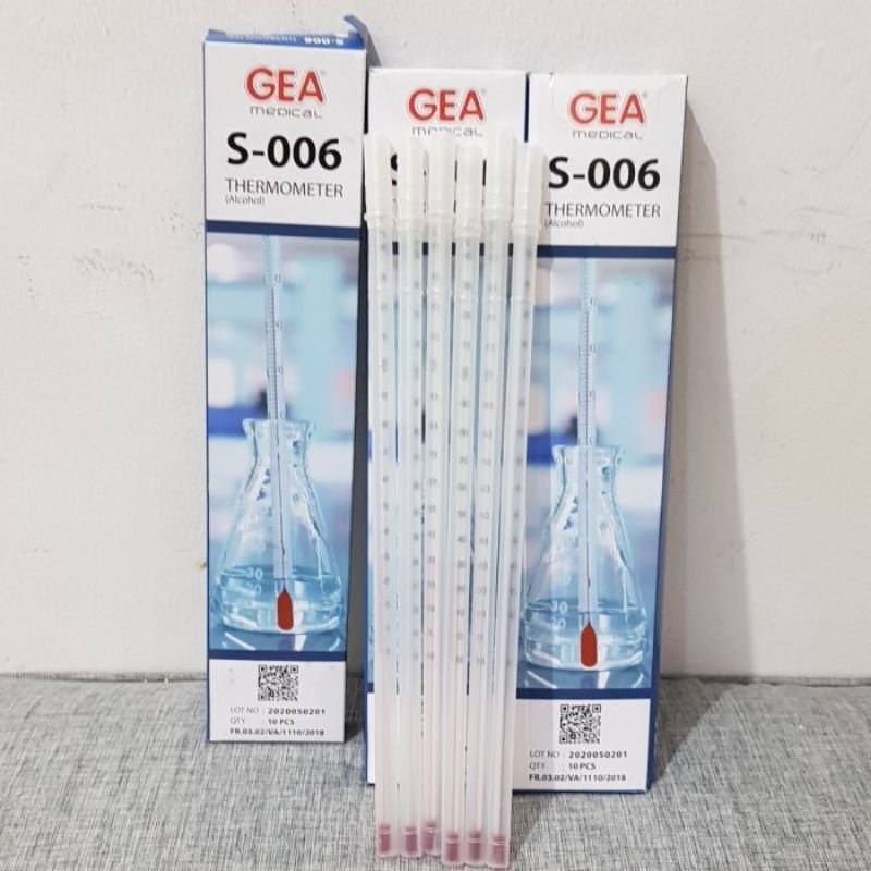 Jual thermometer Alkohol laboratorium GEA S-006 / pcs | Shopee Indonesia
