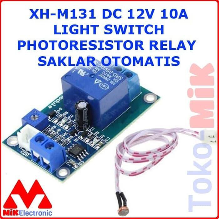 Jual JUAL XH-M131 DC 12V 10A LIGHT SWITCH PHOTORESISTOR RELAY SAKLAR OTOMATIS TOKO MIK BEST ...