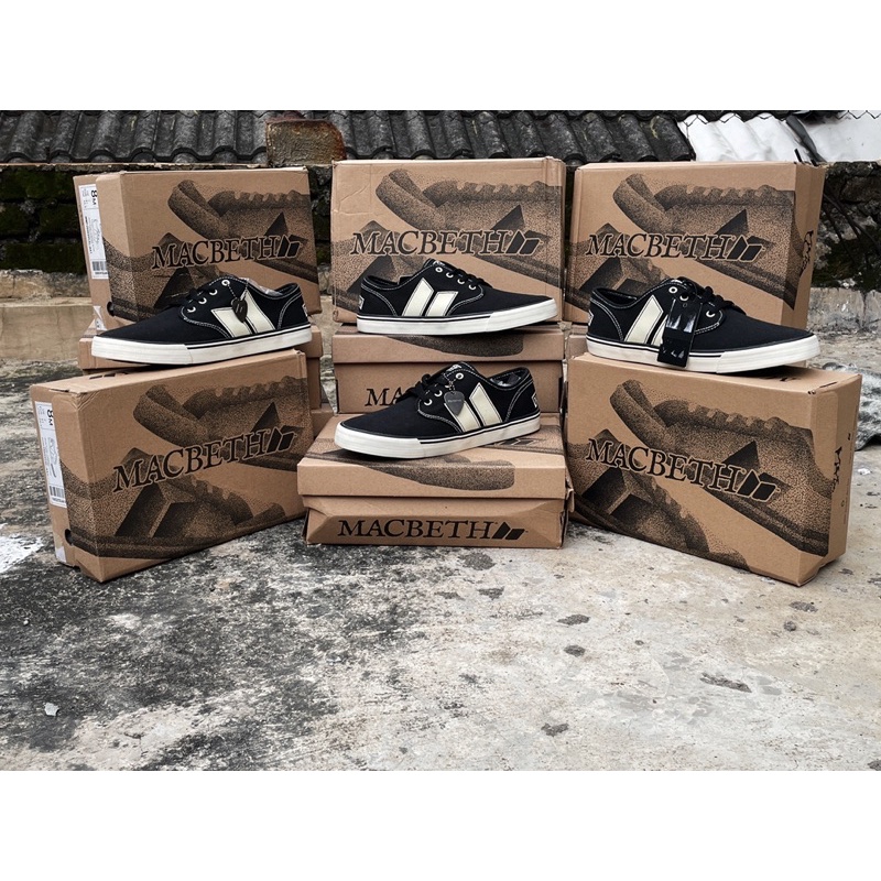Jual Sepatu Macbeth Langley Black Cement 100% Original Resmi | Shopee ...