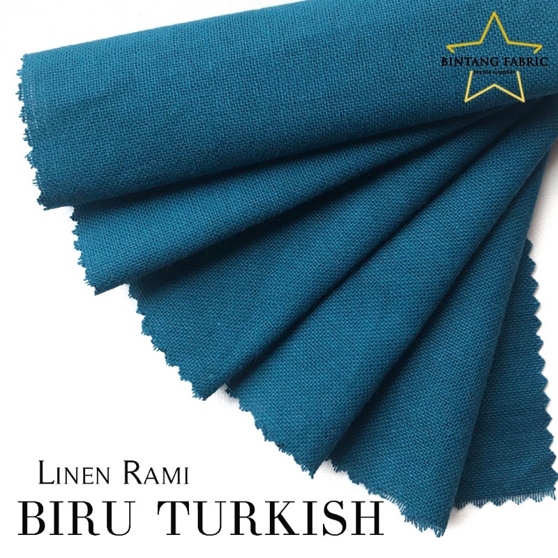 Jual Bahan Bintang Fabric Kain KATUN LINEN RAMI 1 meter | Shopee Indonesia