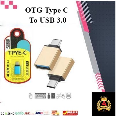 Jual OTG Type C To USB 3.0. Tipe C ke USB 3.0. Metal Non Cable Kabel Converter Adapter | Shopee ...