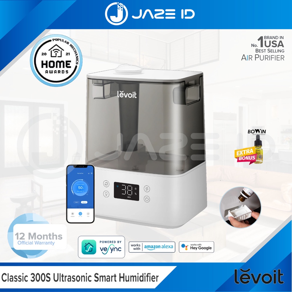 Jual Levoit Classic 300S Smart Ultrasonic Cool Mist Humidifier USA ...
