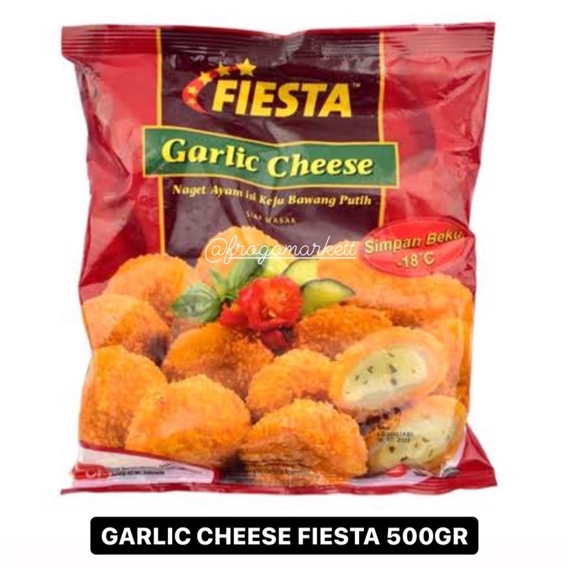 Jual Nugget Ayam Isi Keju Bawang Putih Fiesta Garlic Cheese 500gr ...