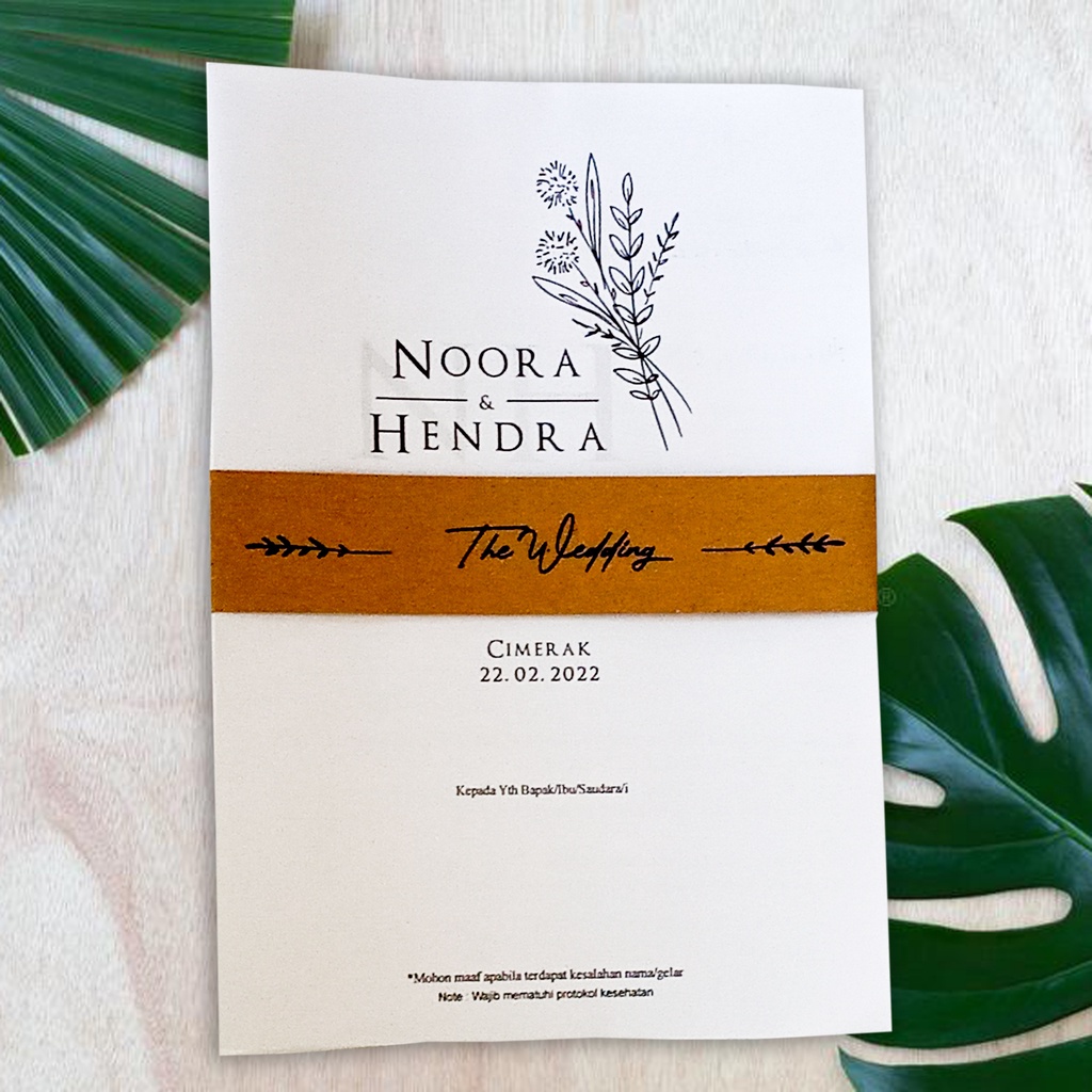 Jual undangan pernikahan murah pakai sabuk undangan pernikahan unik ...