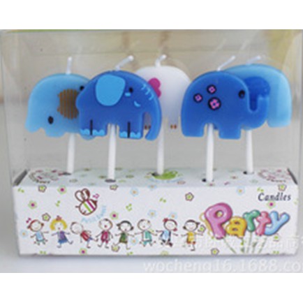 Jual Lilin Ulang Tahun Birthday Party Candles Ultah Motif Elephant ...