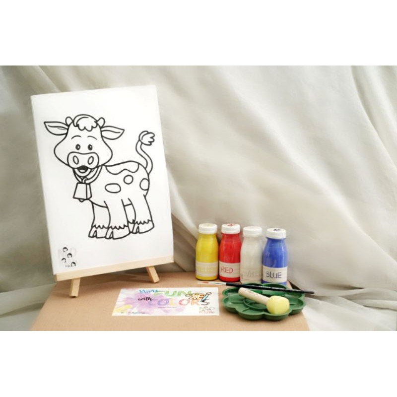 Jual Basic Painting Kit by Mokana Toys (Include fotocopy worksheet ...