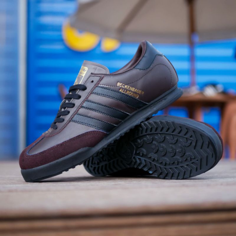 Jual TERBARU SEPATU PRIA BECKENBAUER BROWN LIS BLACK PREMIUM CASUAL ...