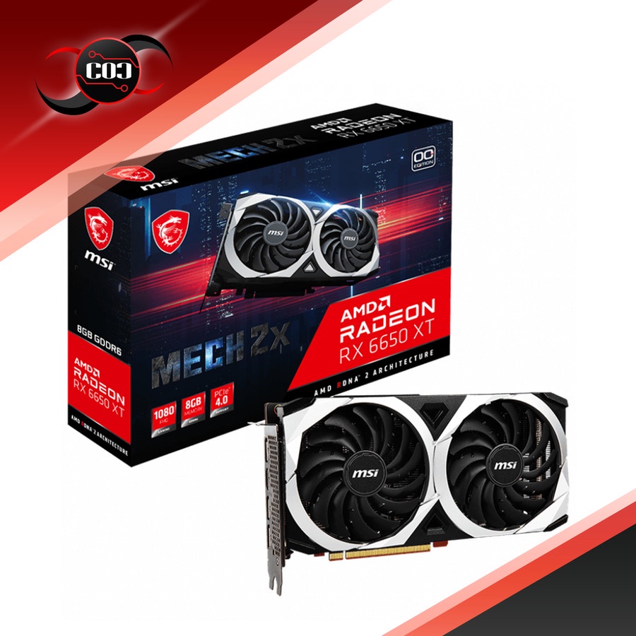 Jual MSI Radeon RX 6650 XT 8GB MECH 2X OC | Shopee Indonesia