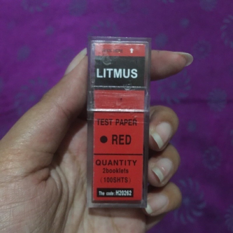 Jual KERTAS LAKMUS MERAH / LITMUS MERAH | Shopee Indonesia