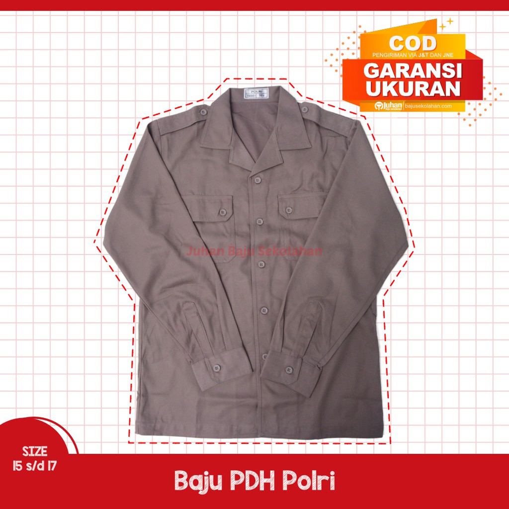 Jual Baju PDSUS Polri Baju Dinas Polri Baju Polri Baju PDH Panjang ...