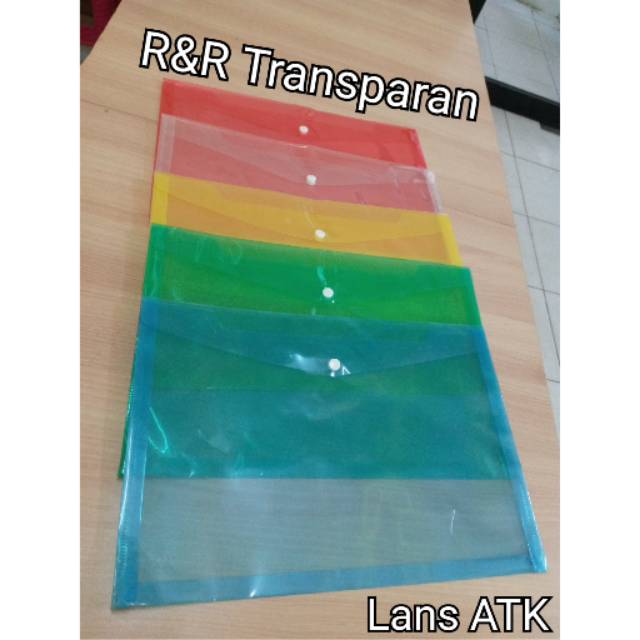 Jual Map Kancing Satu R&R Transparan / Map Dokumen Kancing | Shopee ...