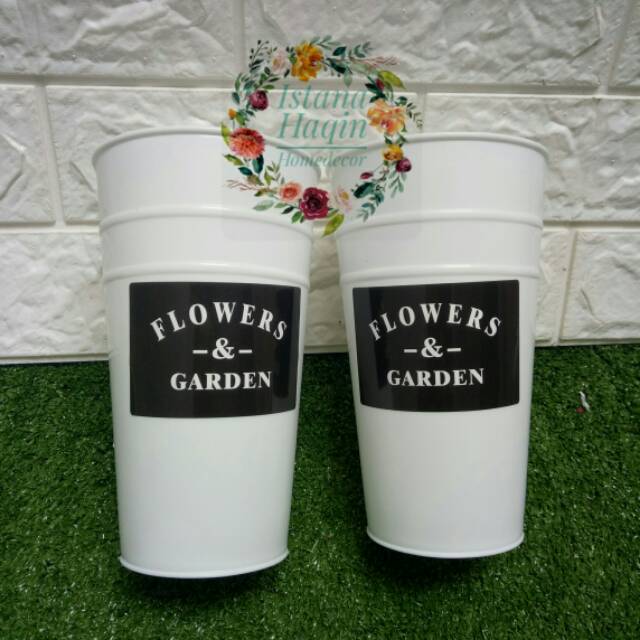 Jual Vas Bunga Shabby Vas Flower Garden Vas Rustik | Shopee Indonesia