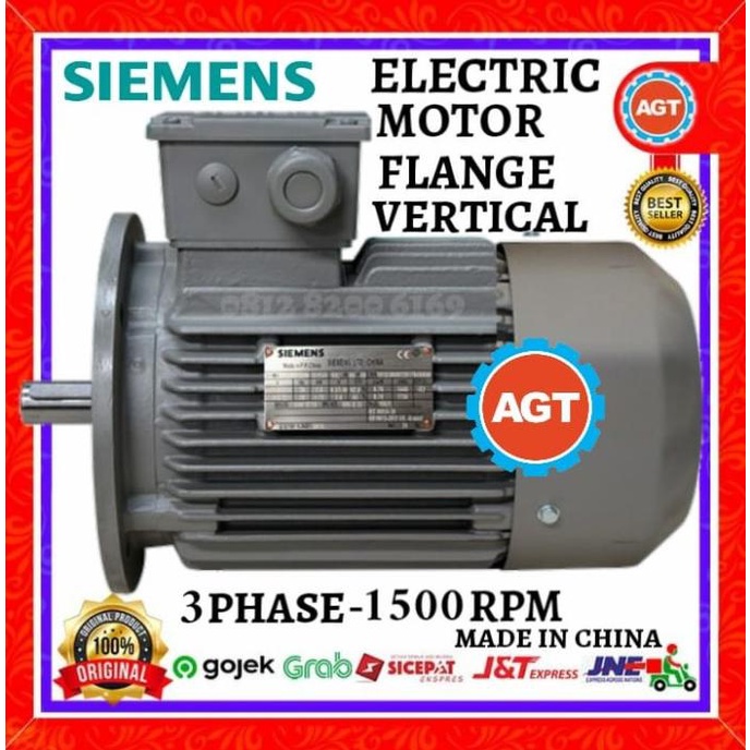 Jual 1Le0102-0Eb02-2Fa4 1.5Kw-2Hp-4P-3Phase-B5 Siemens Electric Motor | Shopee Indonesia