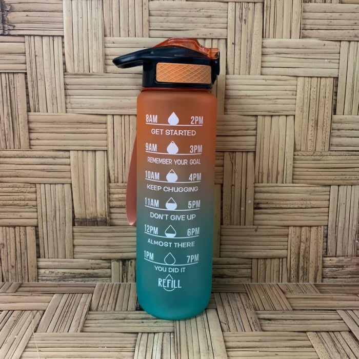 Jual Botol Minum Viral Motivasi Viral Gradasi 1000ml | Shopee Indonesia