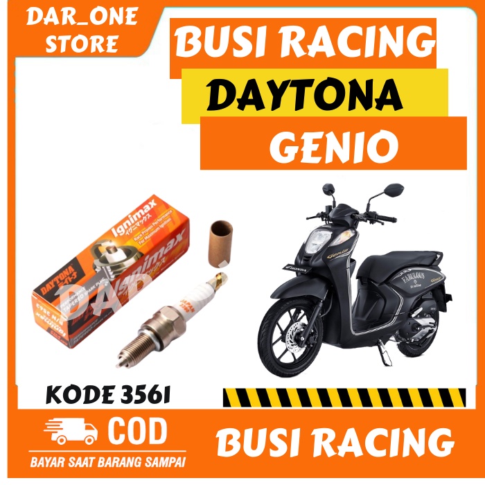 Jual BUSI DAYTONA RACING ORIGINAL HONDA GENIO IRIDIUM 3561 | Shopee ...