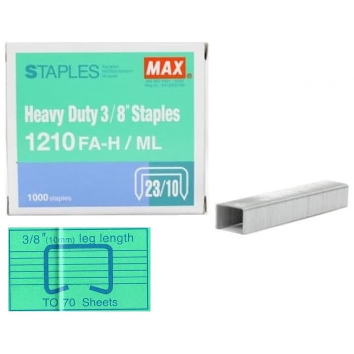 Jual Isi staples Max 1210 (A) | Shopee Indonesia