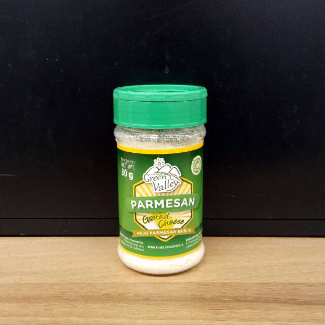 Jual GREEN VALLEY PARMESAN GRATED CHEESE | KEJU PARMESAN BUBUK 80GR ...