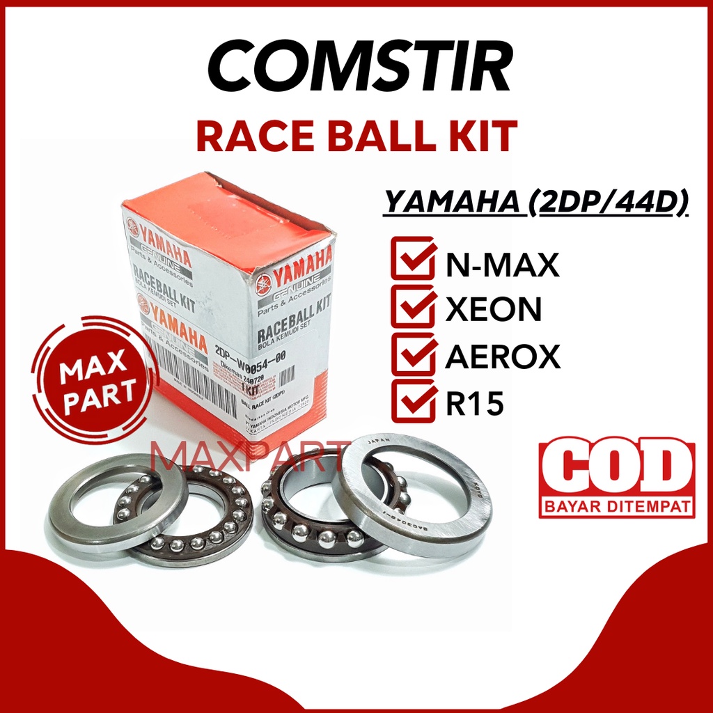 Jual COMSTIR RACE BALL KIT KOMSTIR RACING 2DP 44D YAMAHA NMAX XEON AEROX R15 | Shopee Indonesia