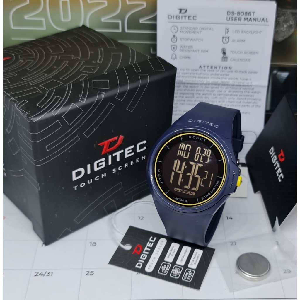 Jual Jam Tangan DIGITEC Touch Screen DG 8086 / DGS-8086T / DS 8086T ...