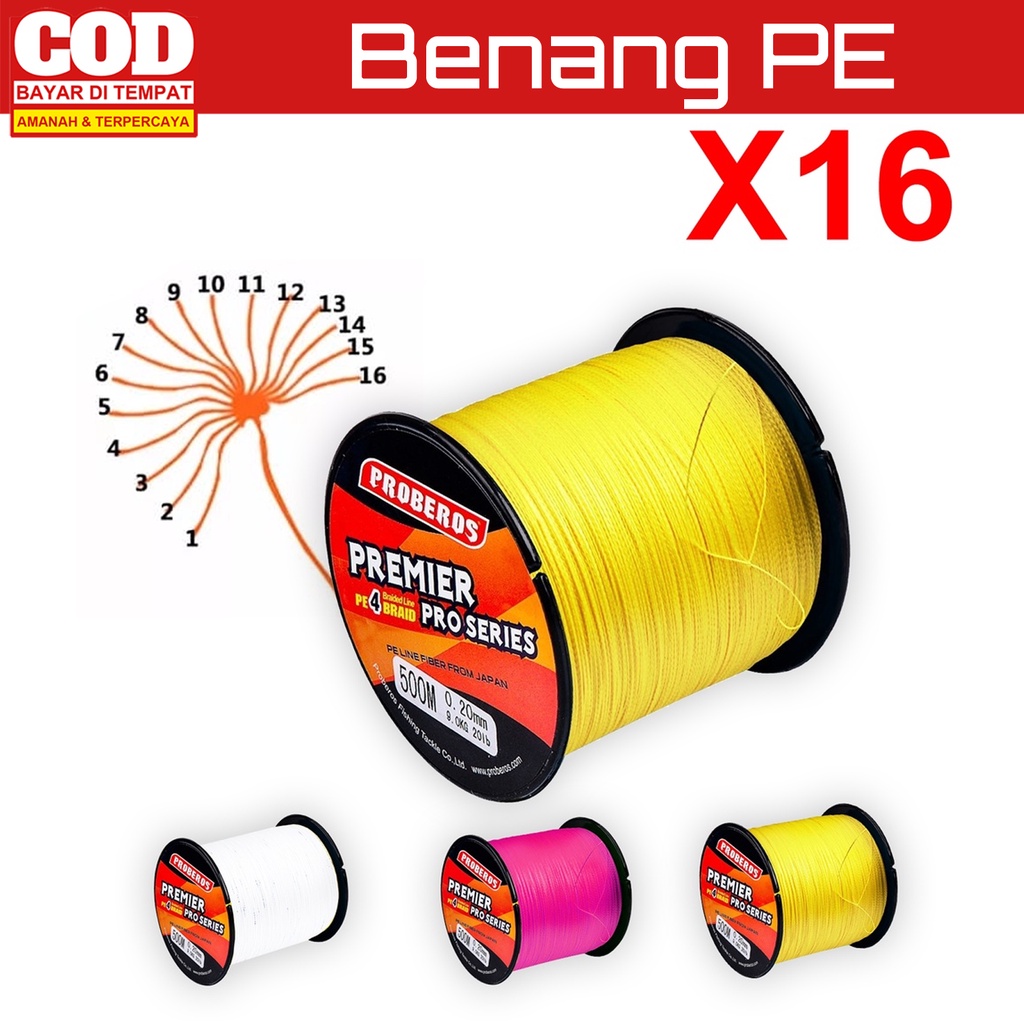 Jual PE X16 Benang Pancing Meteran Super PE Ultra Smooth | Shopee Indonesia