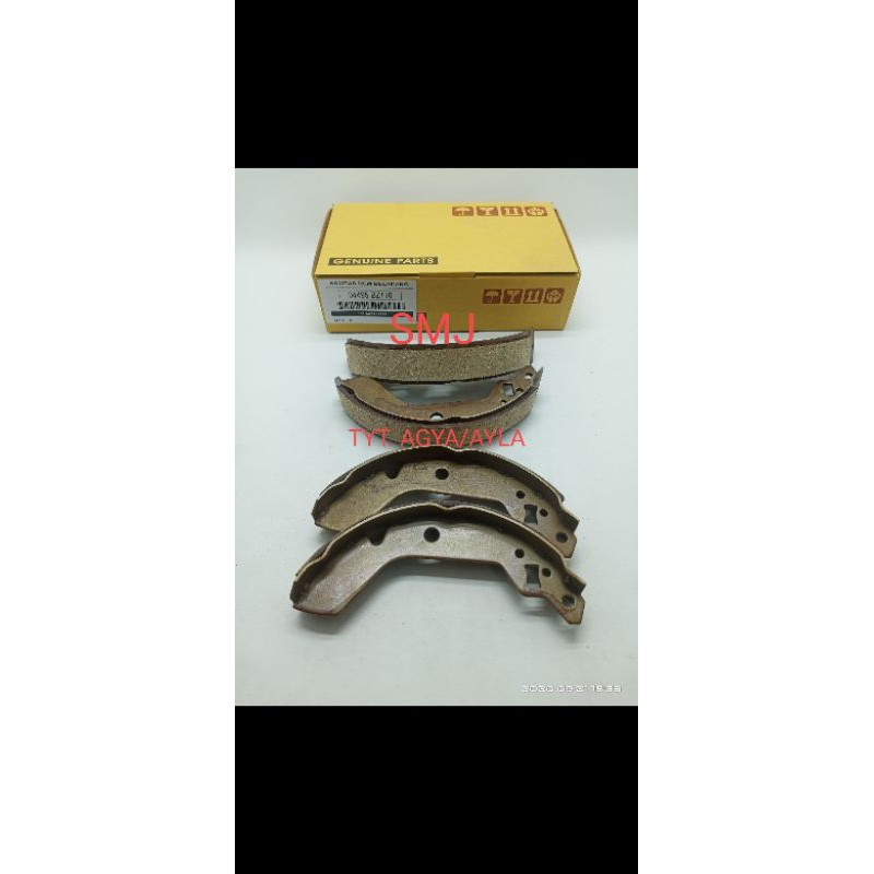 Jual brake shoe rear kampas rem belakang agya/ayla matic manual ...