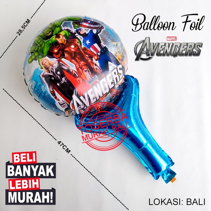 Jual BALON FOIL PENTUNG MARVEL AVENGER | Shopee Indonesia