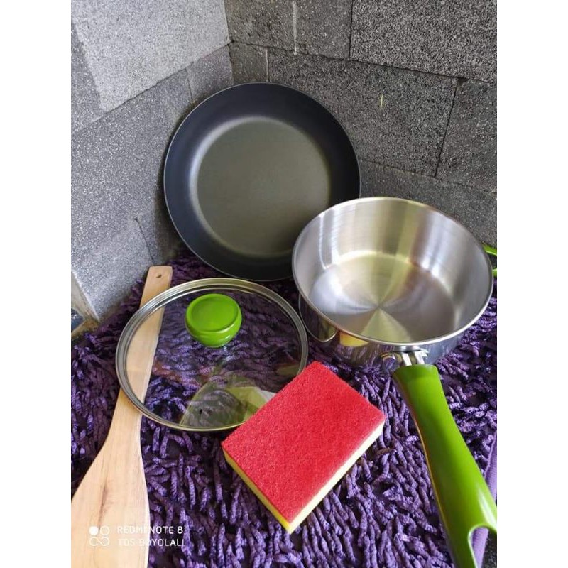 Jual Alat Masak Ekonomis dan Multifungsi Maxim Olive Set 5 pcs | Shopee ...