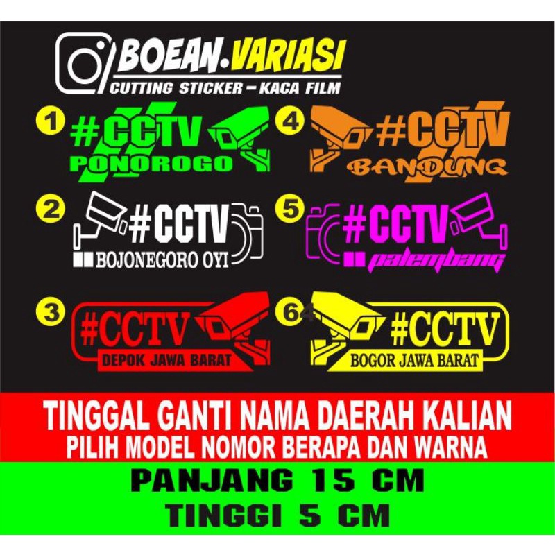 Jual Sticker Gambar CCTV TRUCK Stiker cctv truck mania | Shopee Indonesia