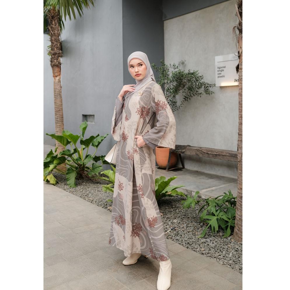 Jual wxw-00 ZM Zaskia Mecca - Luny Cream Gamis - Jelita Indonesia ...