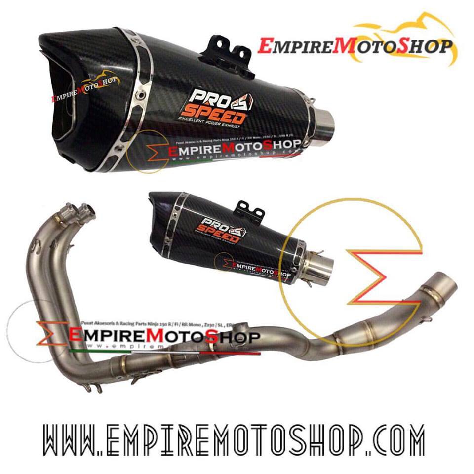 Jual Knalpot Prospeed Predator SS Carbon Yamaha R25 / MT25 Fullsystem ...