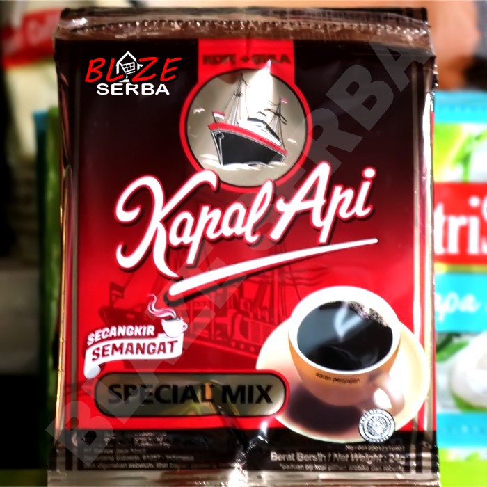 Jual KOPI KAPAL API SPECIAL MIX + GULA SACHET 24 gram (/RENTENG ...