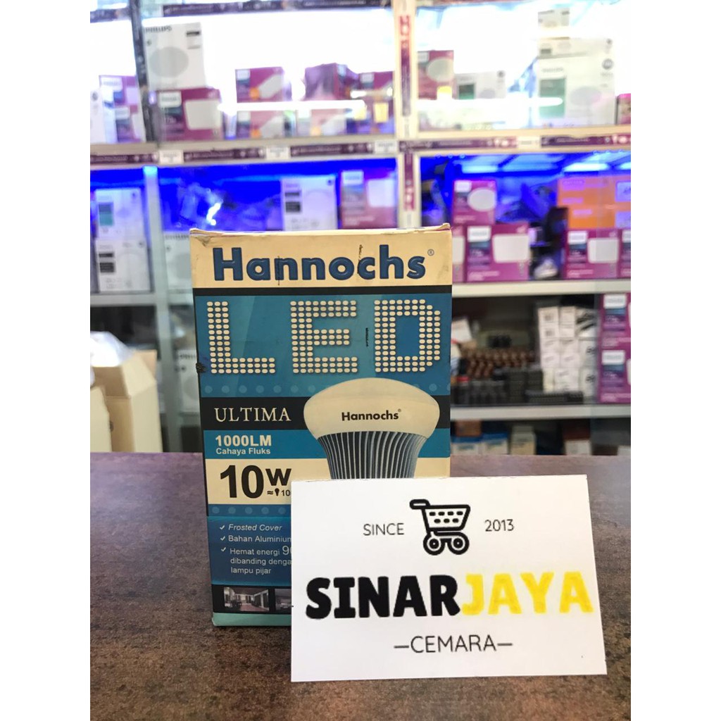 Jual Lampu Hannochs LED Ultima 10 Watt 1000LM BOLA LAMPU LED HANNOCH ...