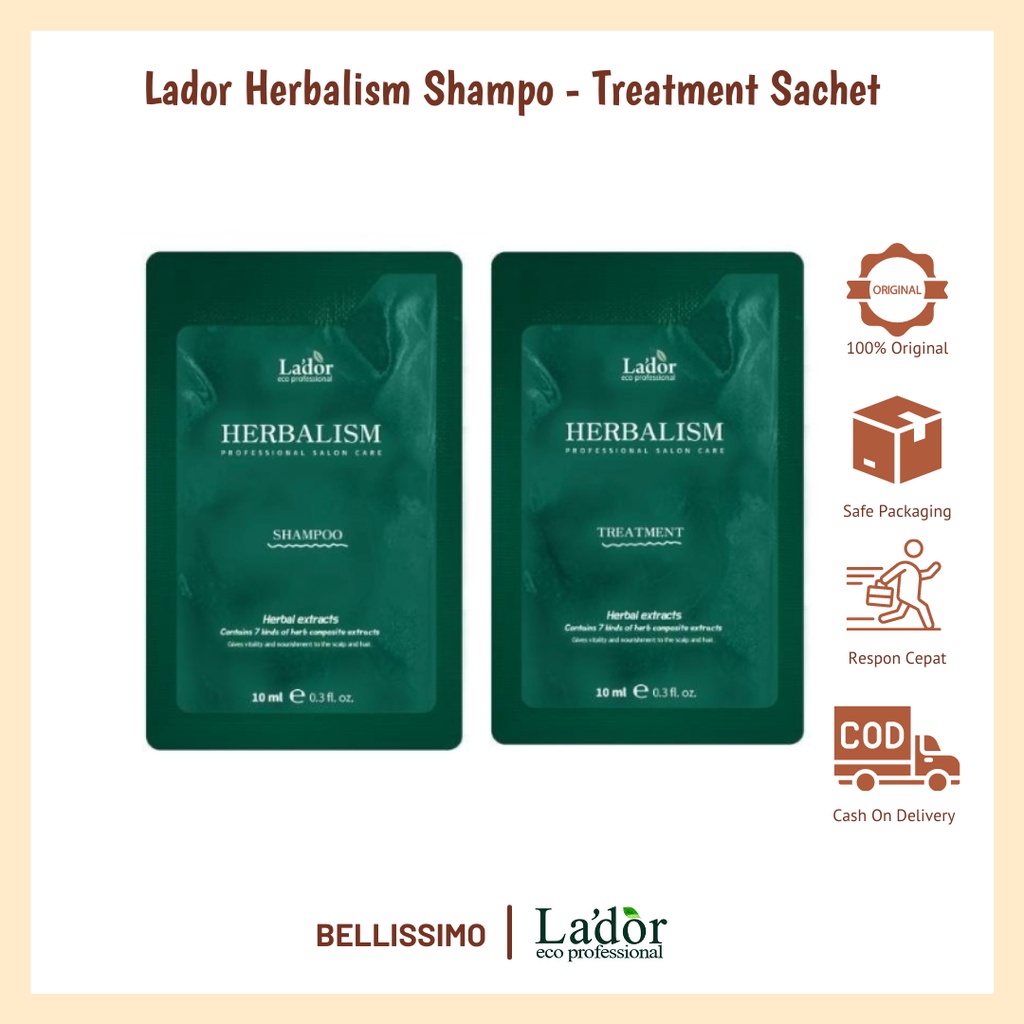 Jual Lador Herbalism Shampoo / Treatment Sachet | Shopee Indonesia