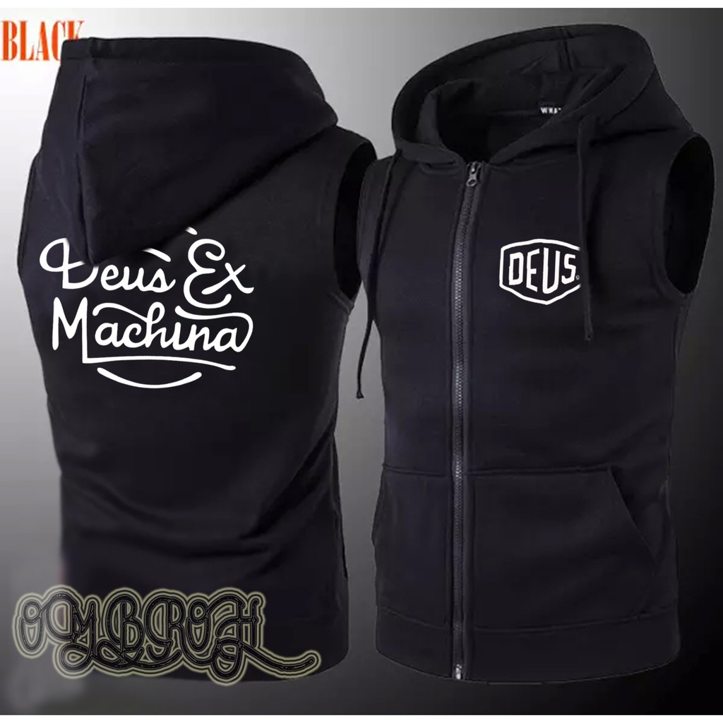 Jual Jaket deus machina BIG SAZE HITAM | Shopee Indonesia