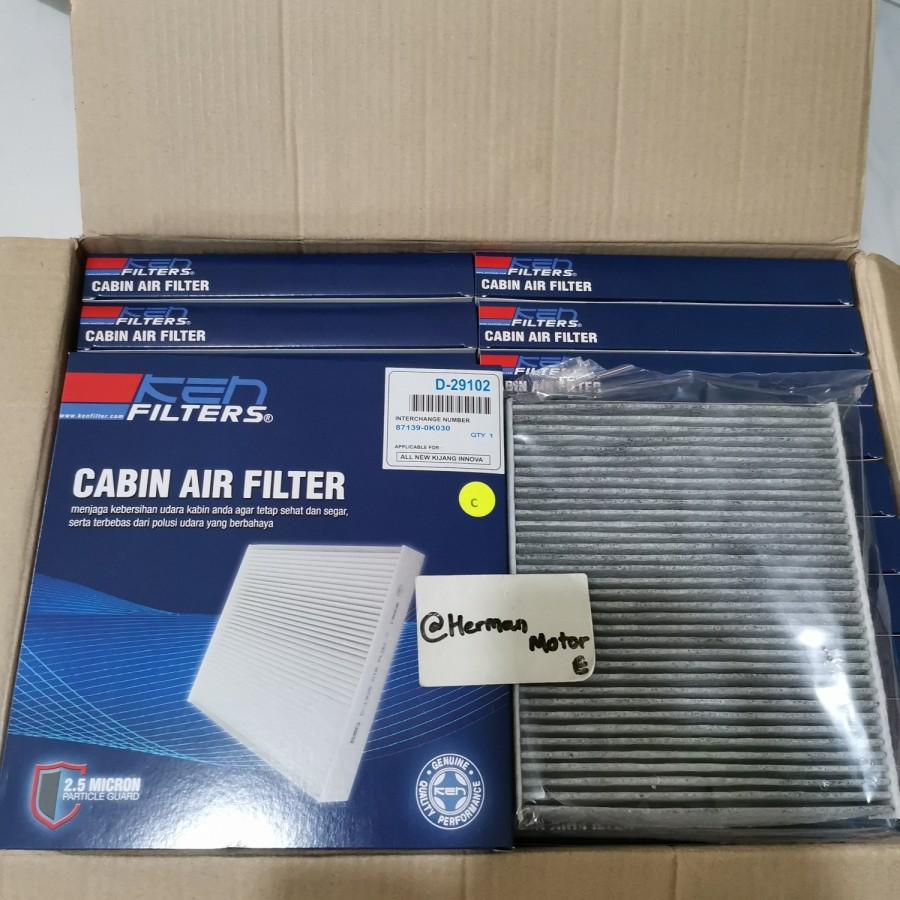 Jual Filter saringan Ac Carbon KEN Innova Reborn ZENIX / Fortuner VRZ ...