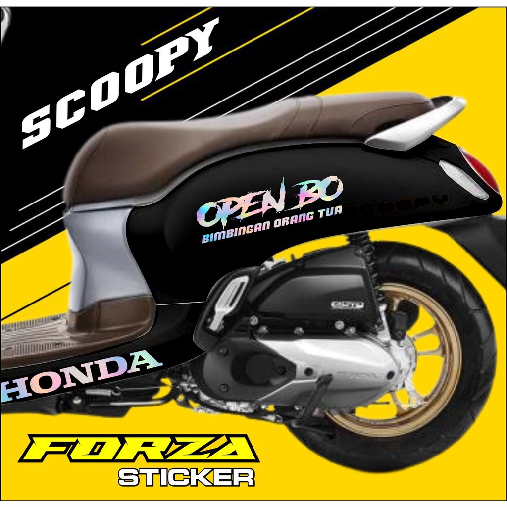 Jual Sticker Motor Cutting Sticker OPEN BO (Bimbingan Orang Tua ...