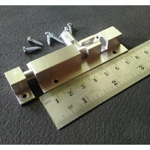 Jual Grendel Pintu / Jendela Aluminium Panjang 3 inc / 8 cm | Shopee ...