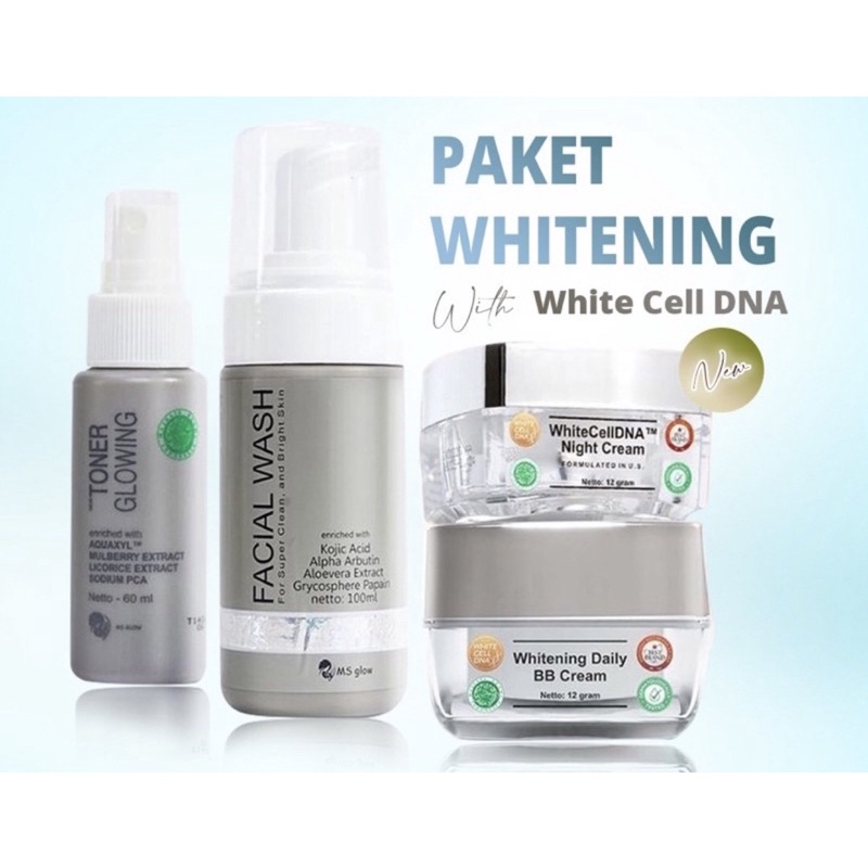 Jual PAKET WAJAH ALL VARIAN WHITECELL DNA / ULTIMATE / WHITENING / ACNE / LUMINOUS / WHITE CELL ...