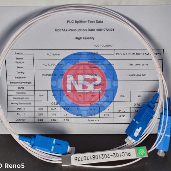 Jual passive splitter 1:8 plc sc upc G657A2 high quality NS2 | Shopee ...